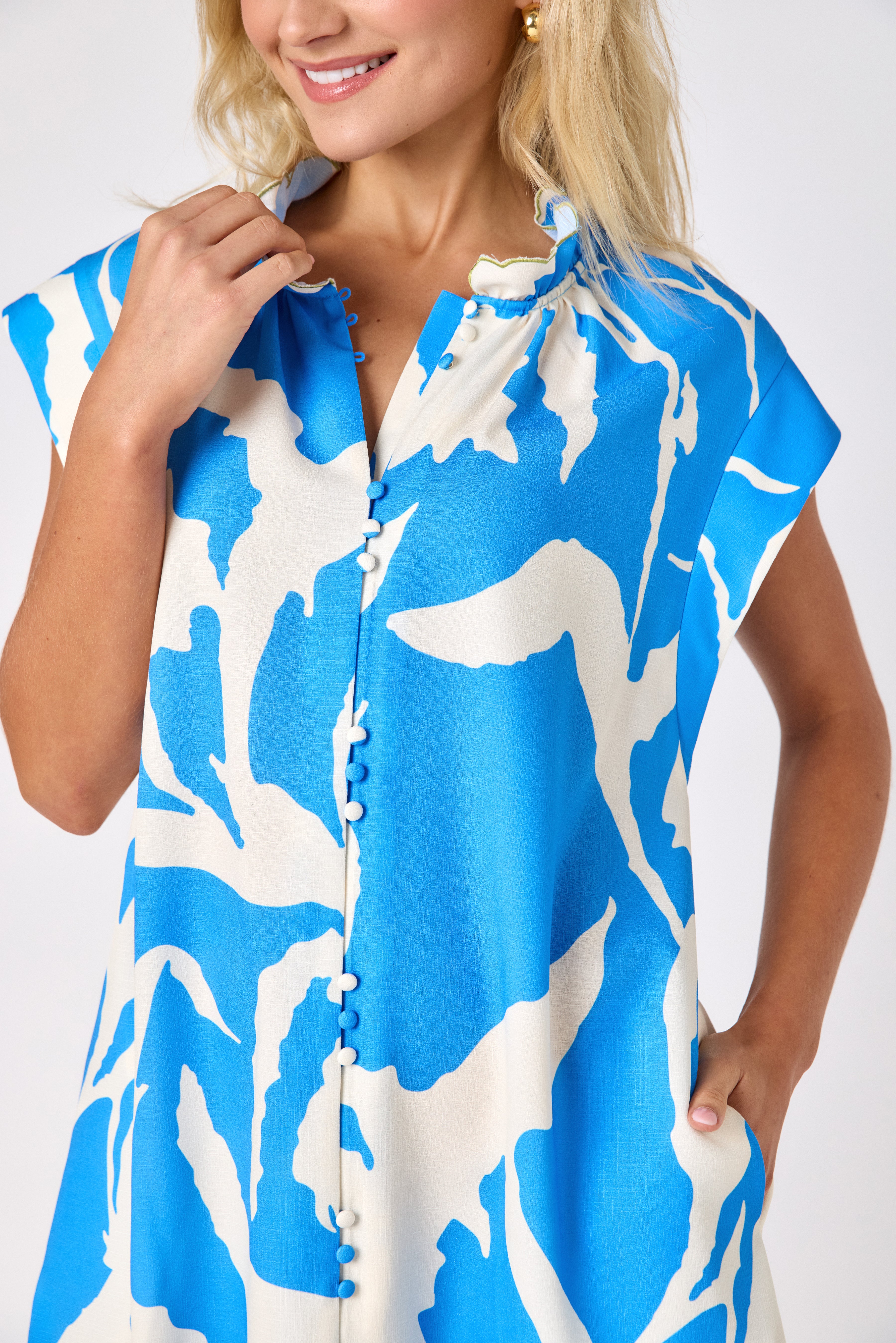 Lee Lee Dress - Blue Fern – Rumor Boutique
